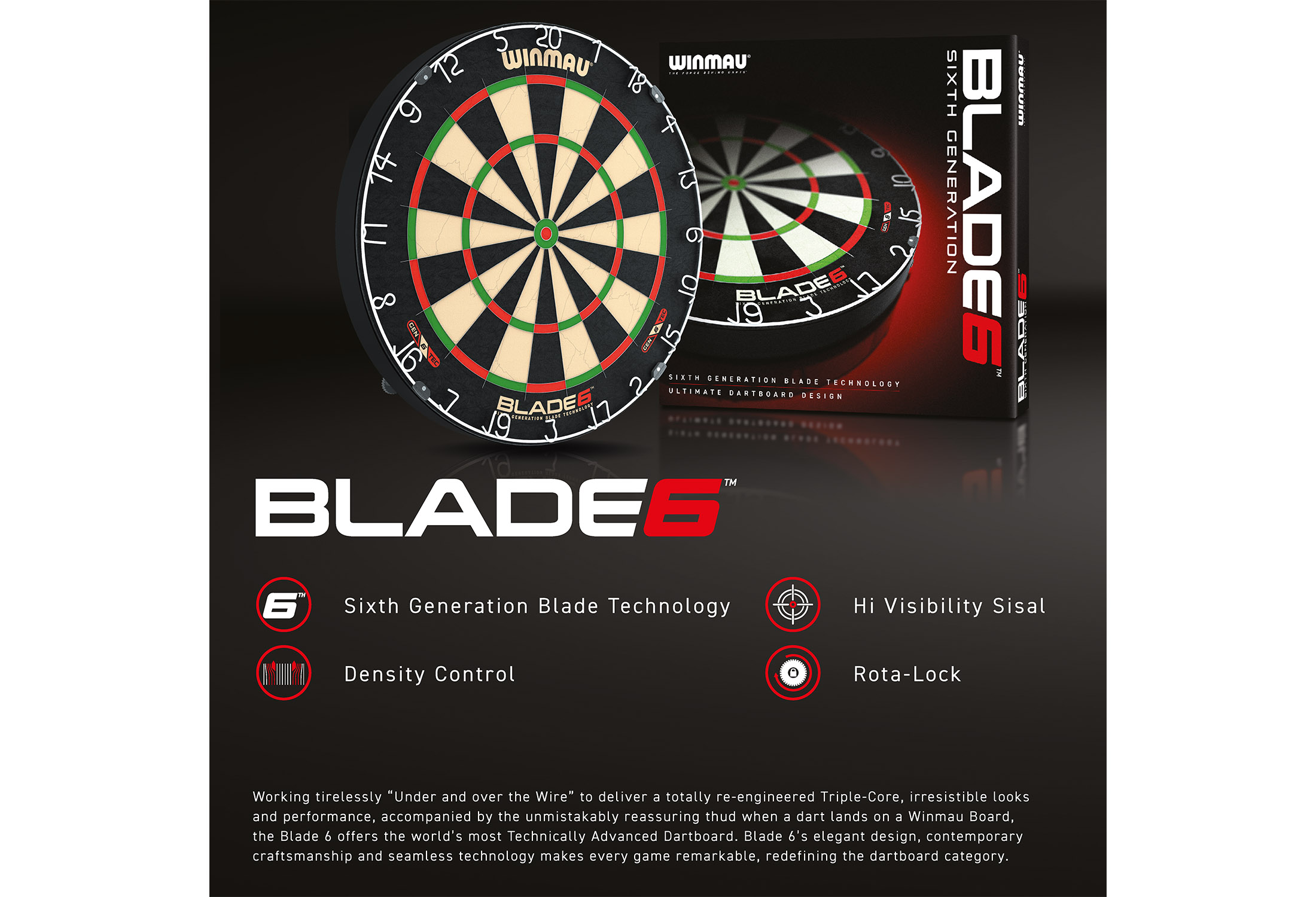Winmau Blade 6 pikado meta